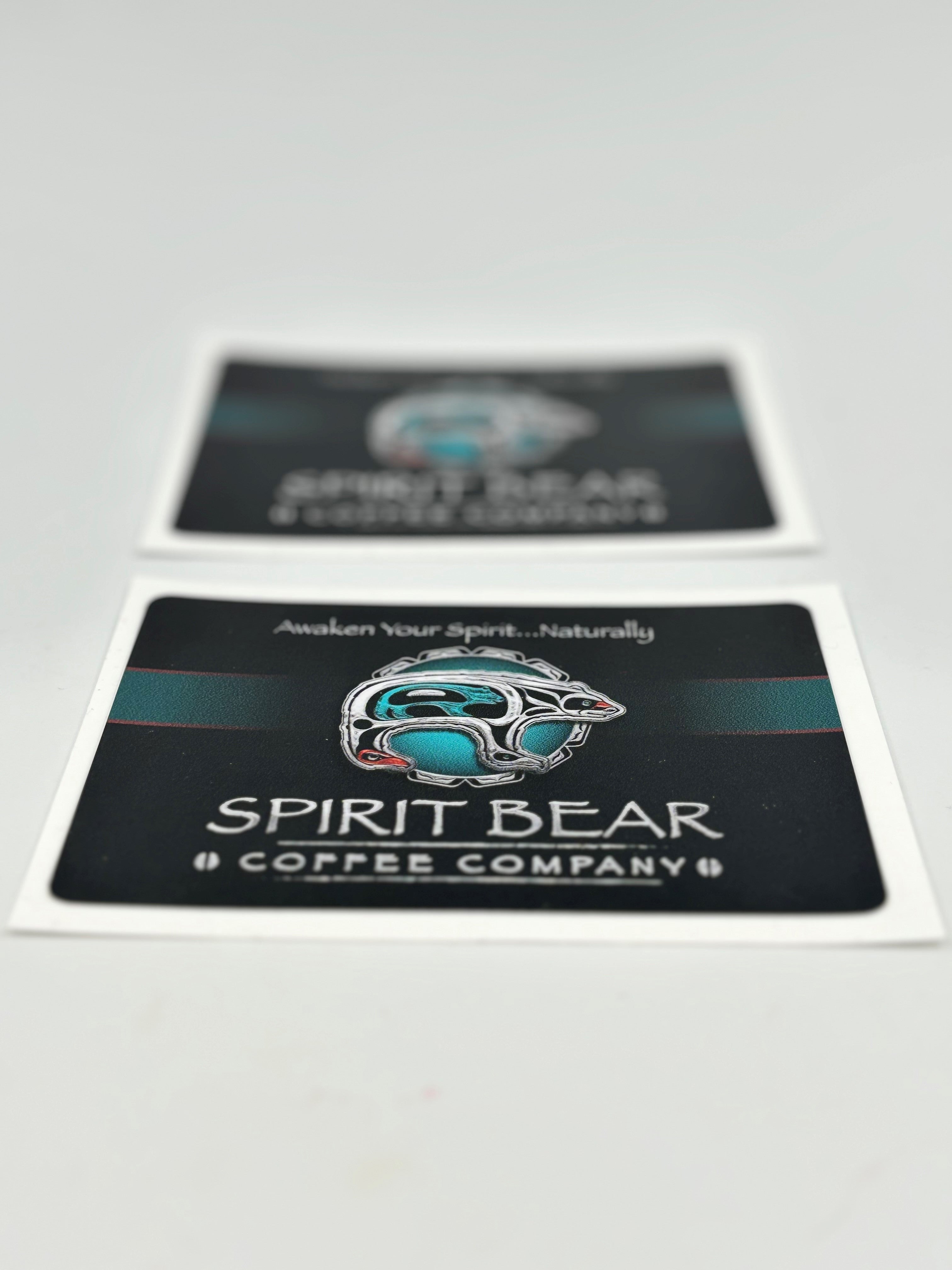 Spirit Bear Logo Sticker - Spirit Bear Coffee Company